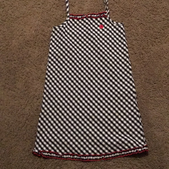 Gymboree | Dresses | Vintage Gymboree Lady Bug Black White Gingham Check Dress Sz 7 | Poshmark